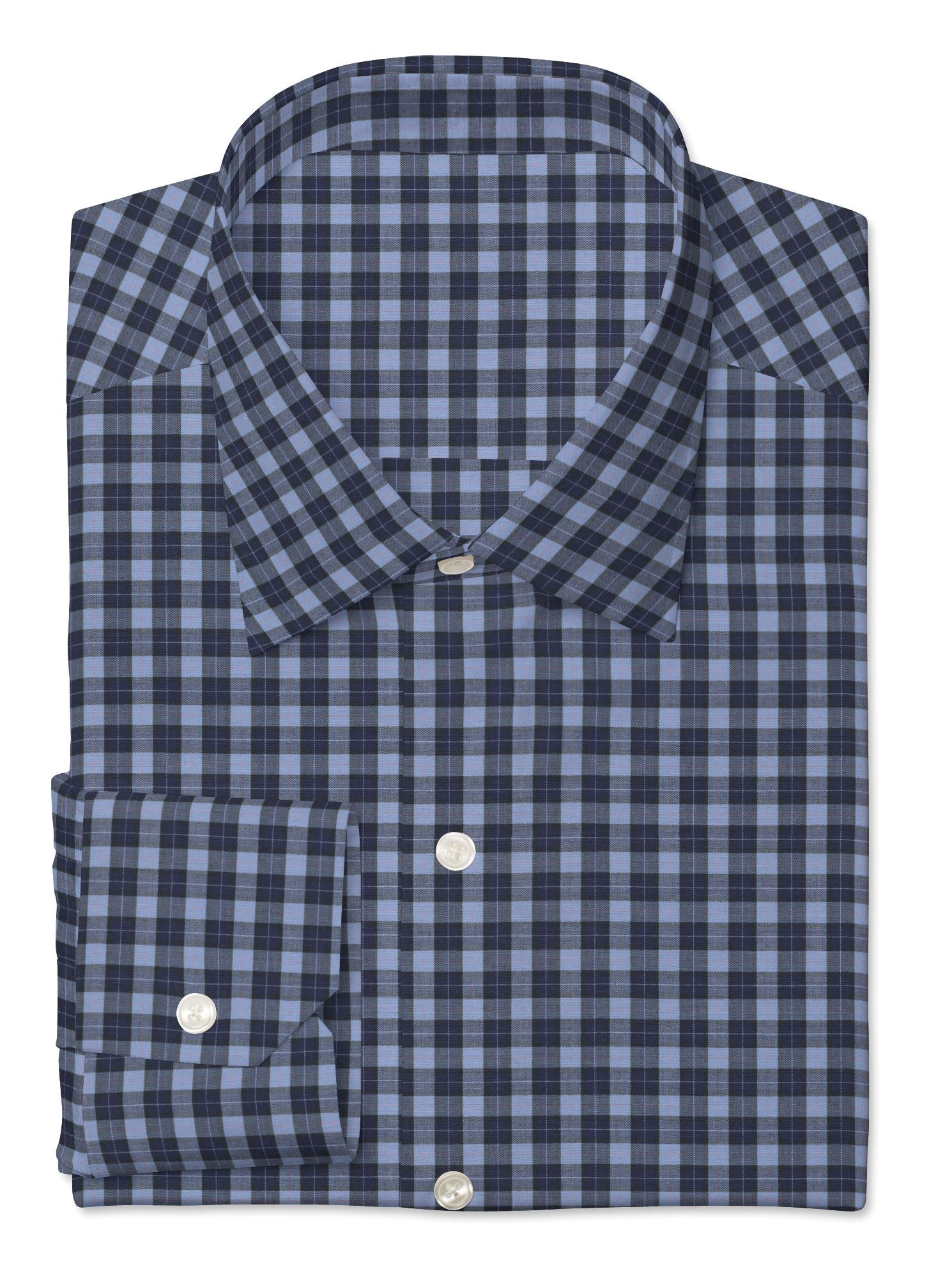 Blue/Navy Mini Plaid | J.Hilburn