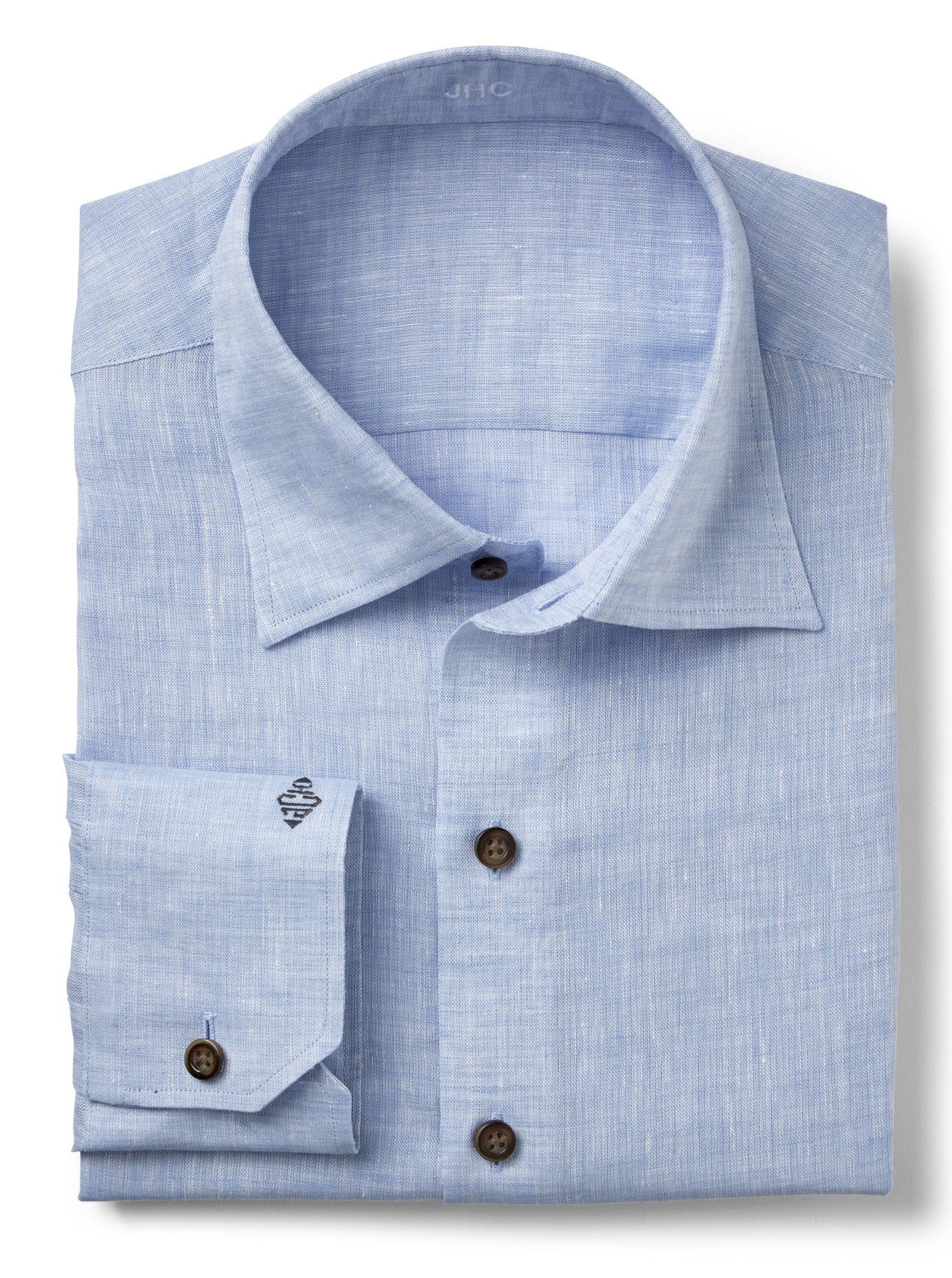 Light Blue Solid Linen | J.Hilburn